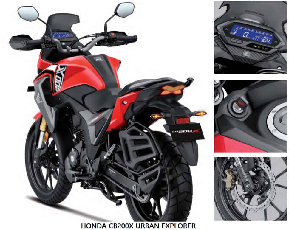 Honda CB200X Features Specs and Price - Urban Explorer